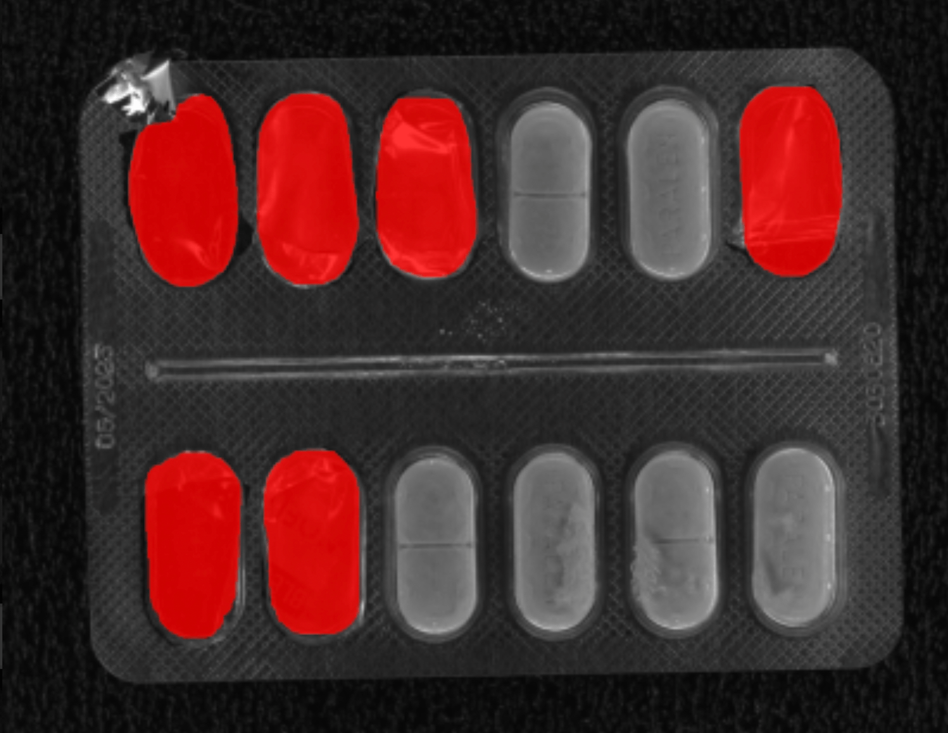 Detection of defects on pill blisters - PEKAT VISION