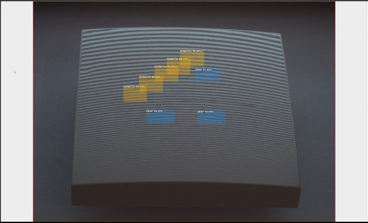 Defect Detection on Reflective Surfaces - PEKAT VISION