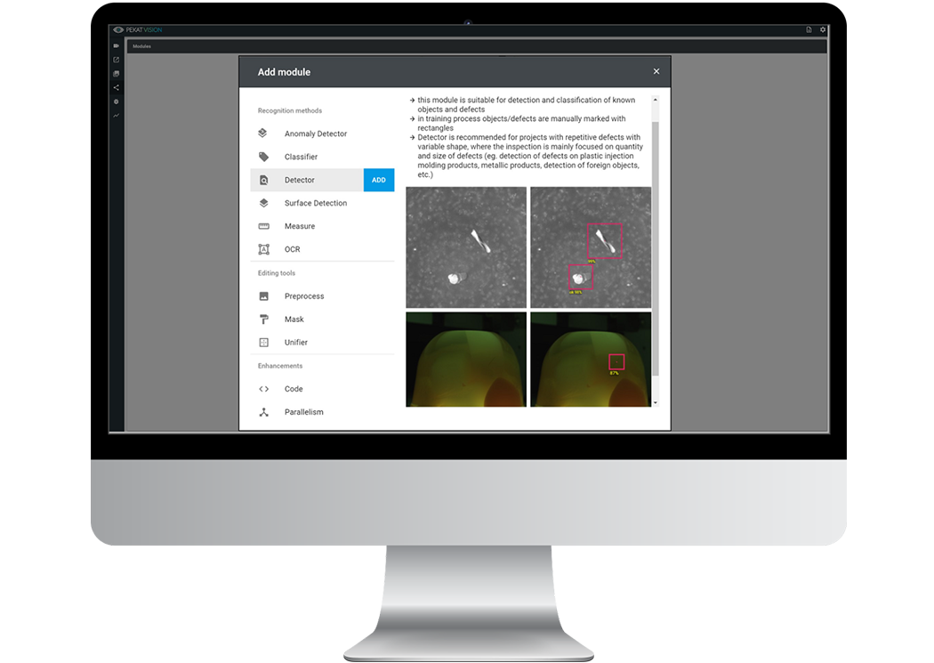 Software Features - PEKAT VISION
